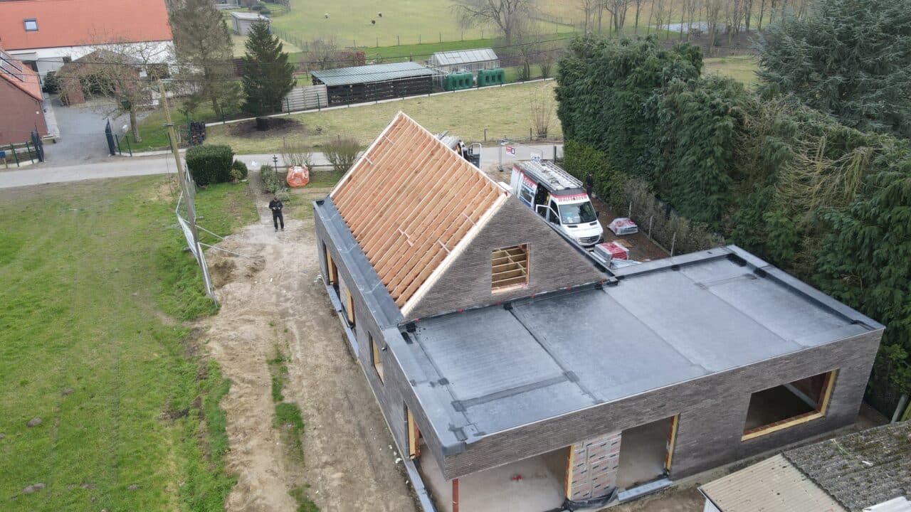 Dakisolatie platte daken | Warm plat dak | Walfrabouw
